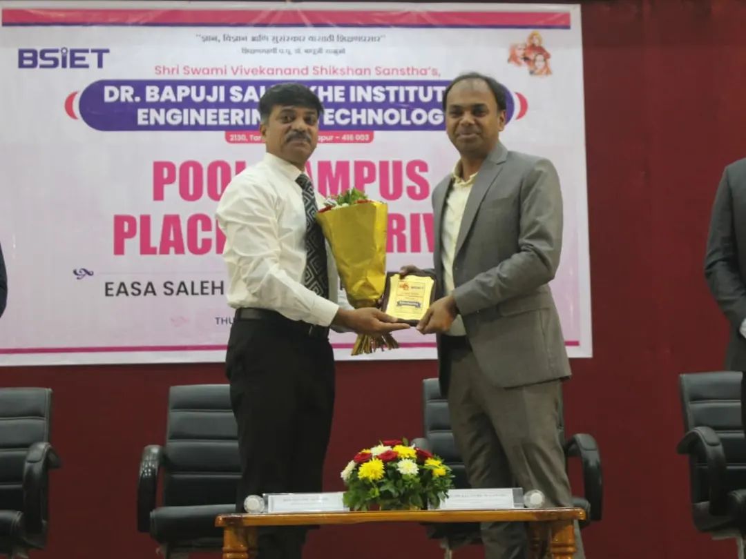 Campus Placement Drive - Easa Saleh Al Gurg - Dr. Bapuji Salunkhe ...